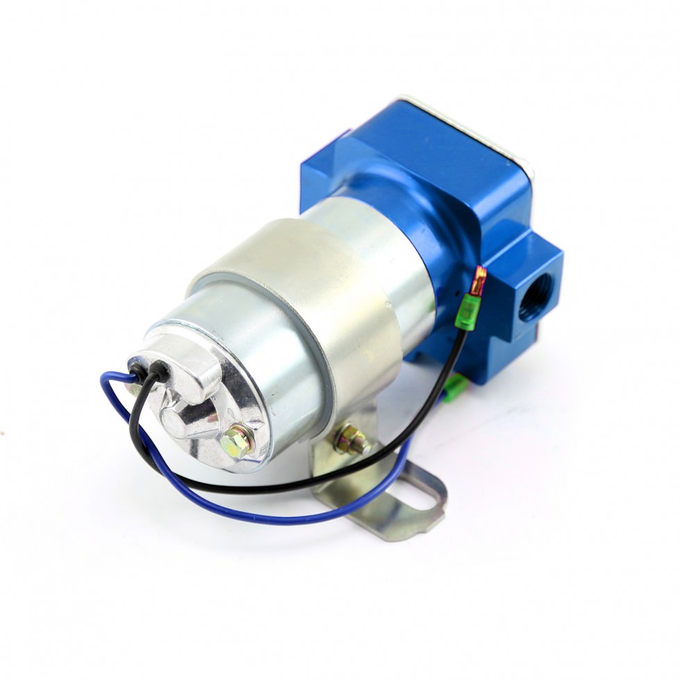 Electric Fuel Pump BLUE Chrome Billet Universal – Angus Racing